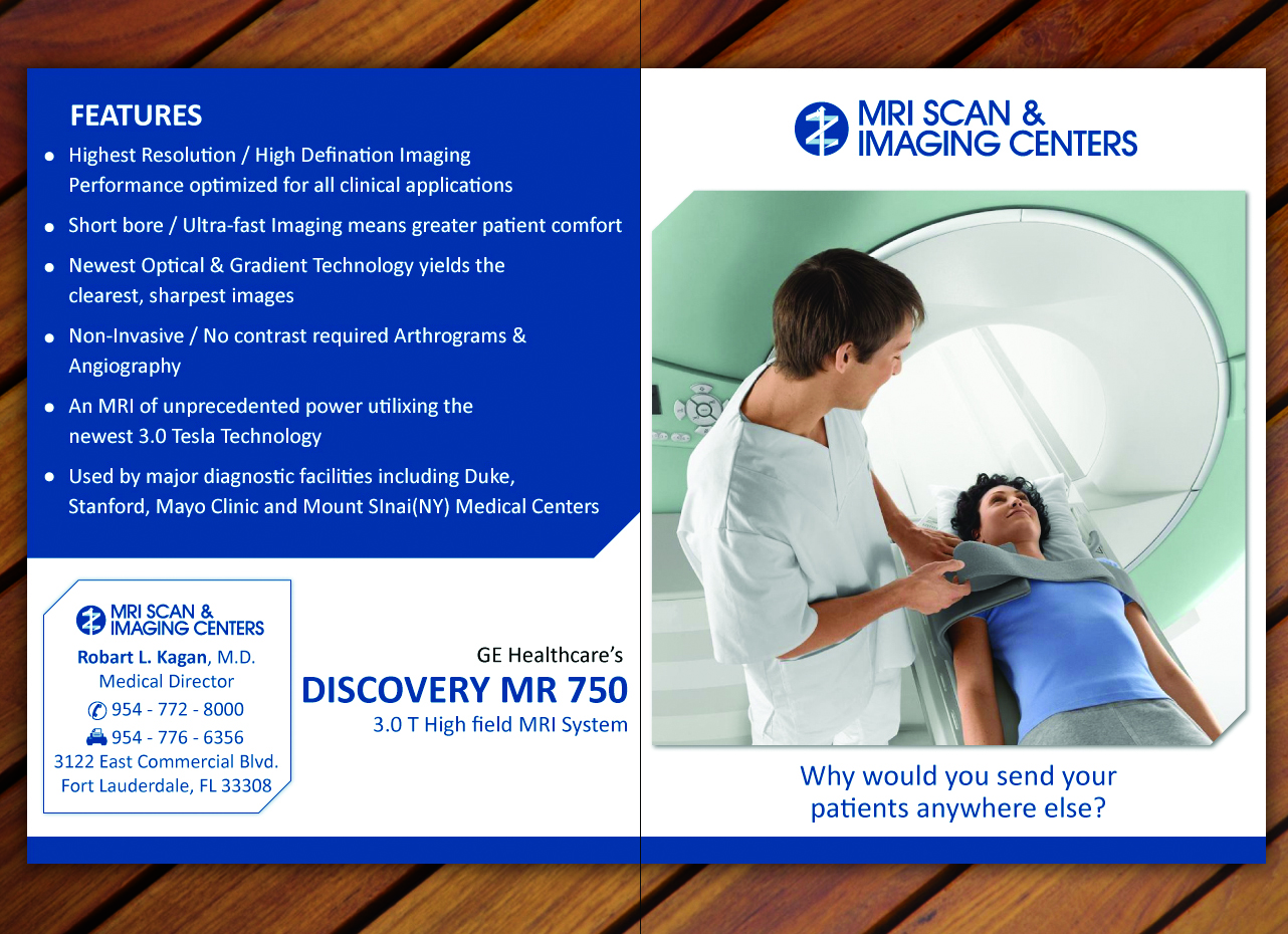 Serious, Professional, Mri Brochure Design for MRI Scan Center by Sbss ...
