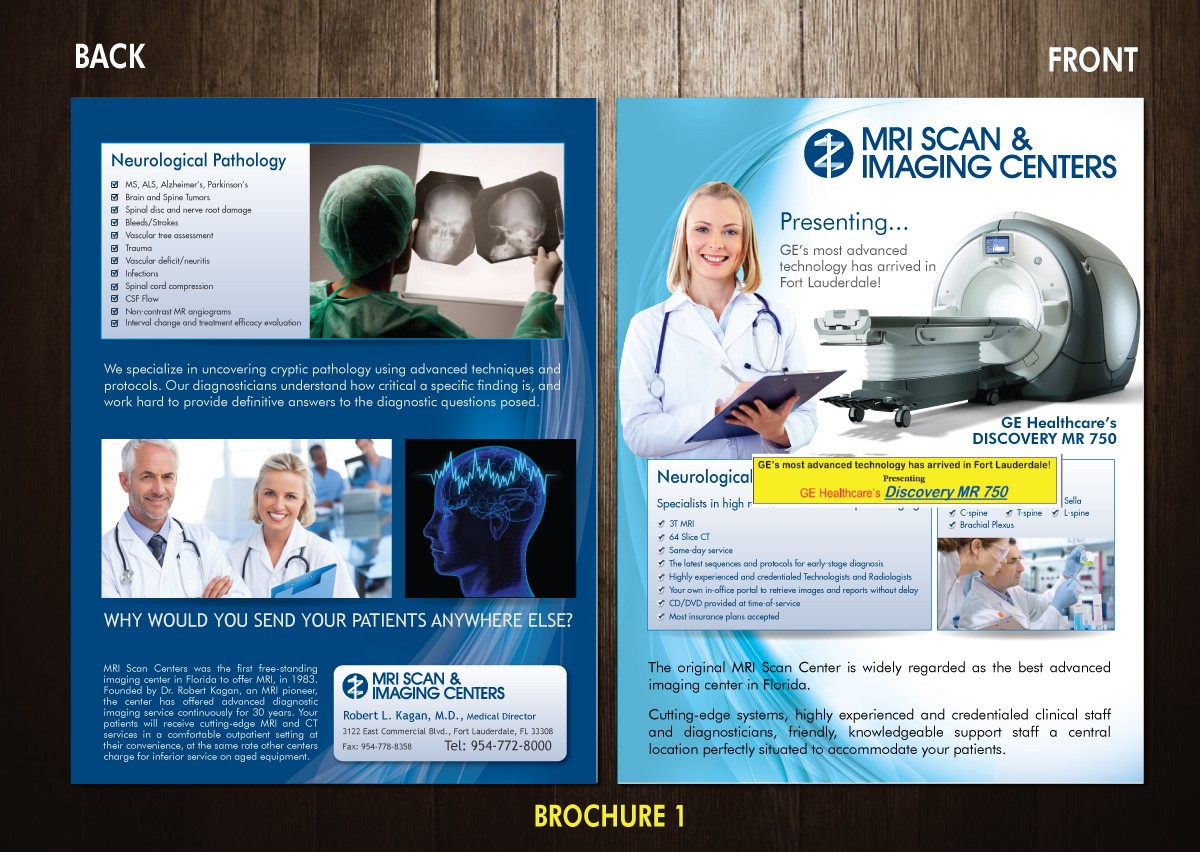 Serious, Professional, Mri Brochure Design for MRI Scan Center by ...