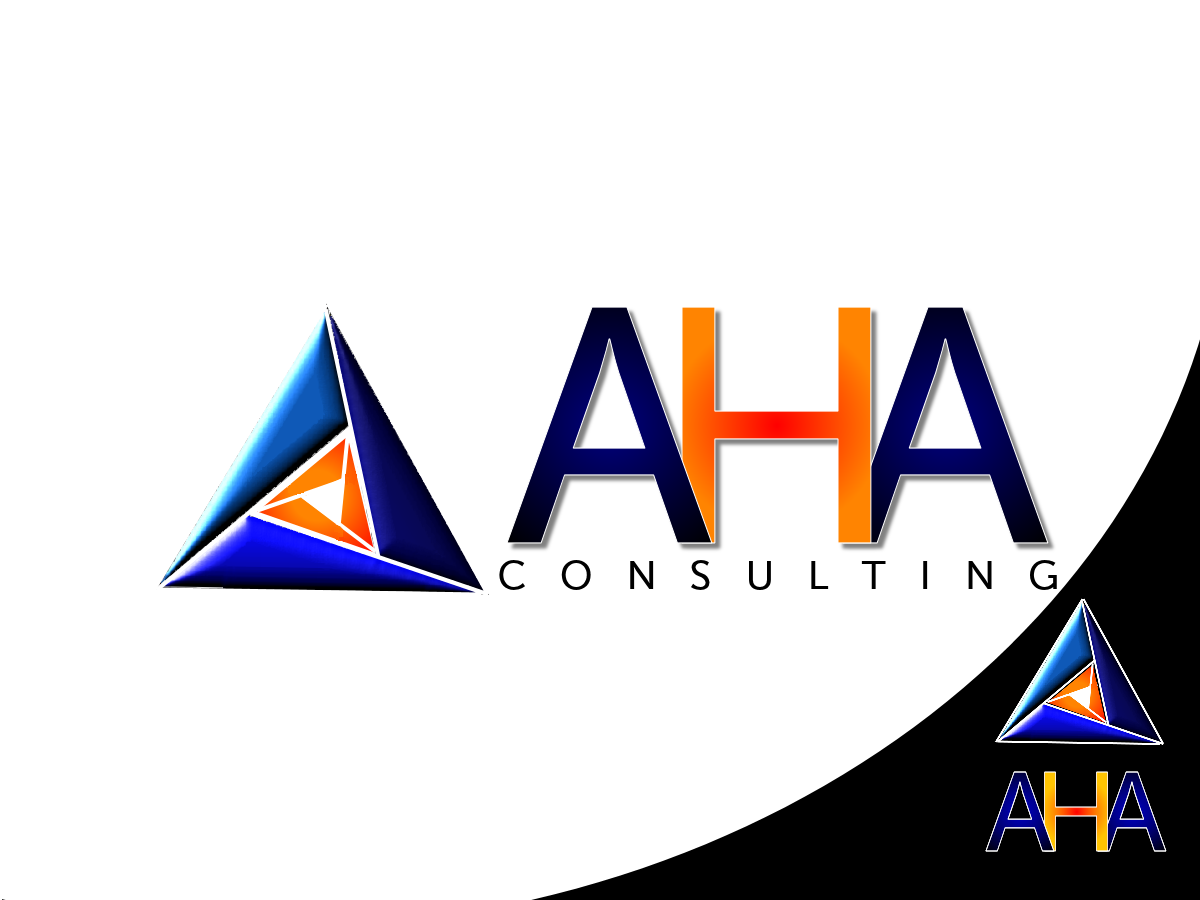 Modern, Professional, Government Logo Design for AHA Consulting ...