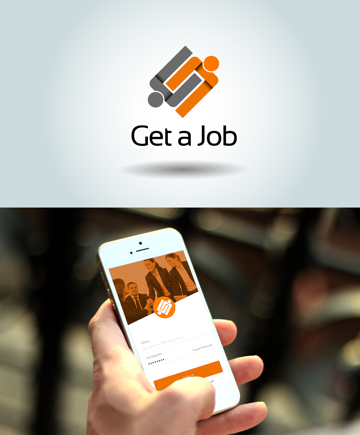 Business Logo Design for Get a Job / Get a Job! by darte2004 | Design ...