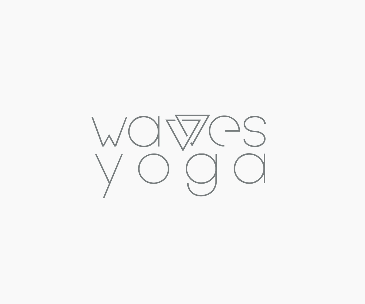 Modern, Elegant Logo Design for Waves Yoga by Ethien | Design #14418447