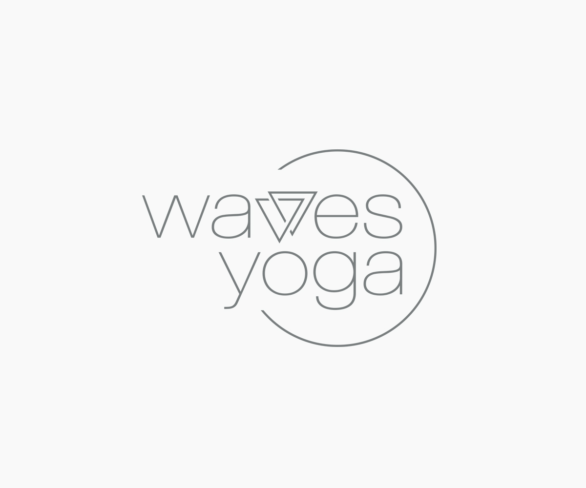 Modern, Elegant Logo Design for Waves Yoga by Ethien | Design #14420089