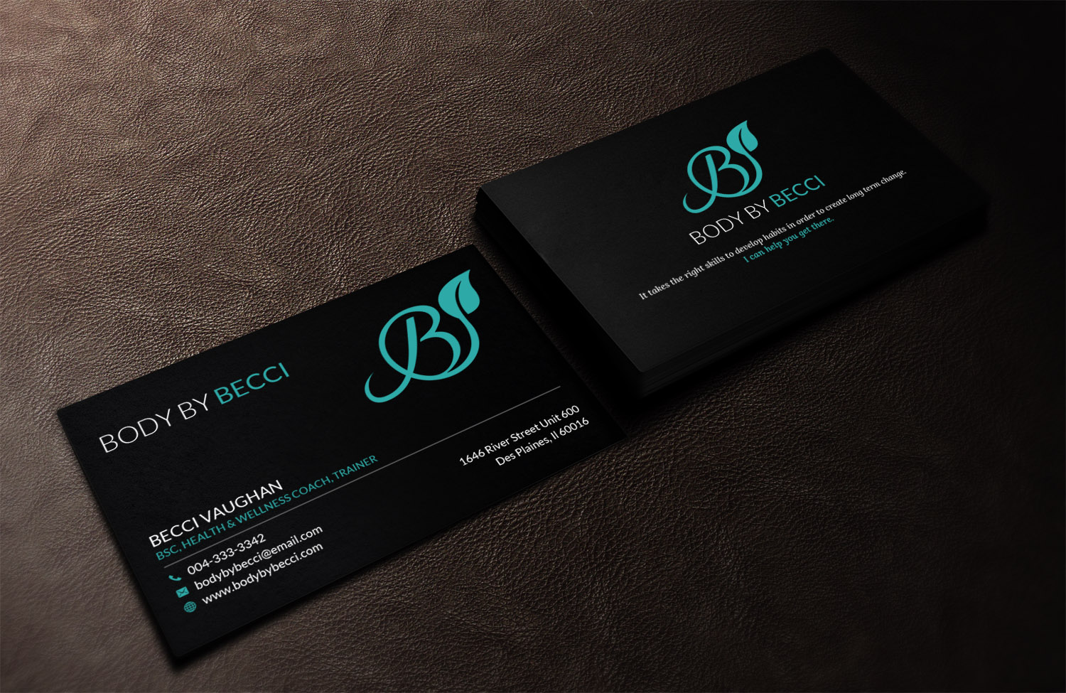 Professional, Elegant, Health And Wellness Business Card Design for ...