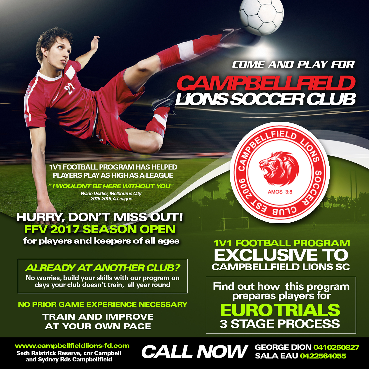Club Newspaper Ad Design for 1v1 Football programs Pty Ltd by jeffdefy ...