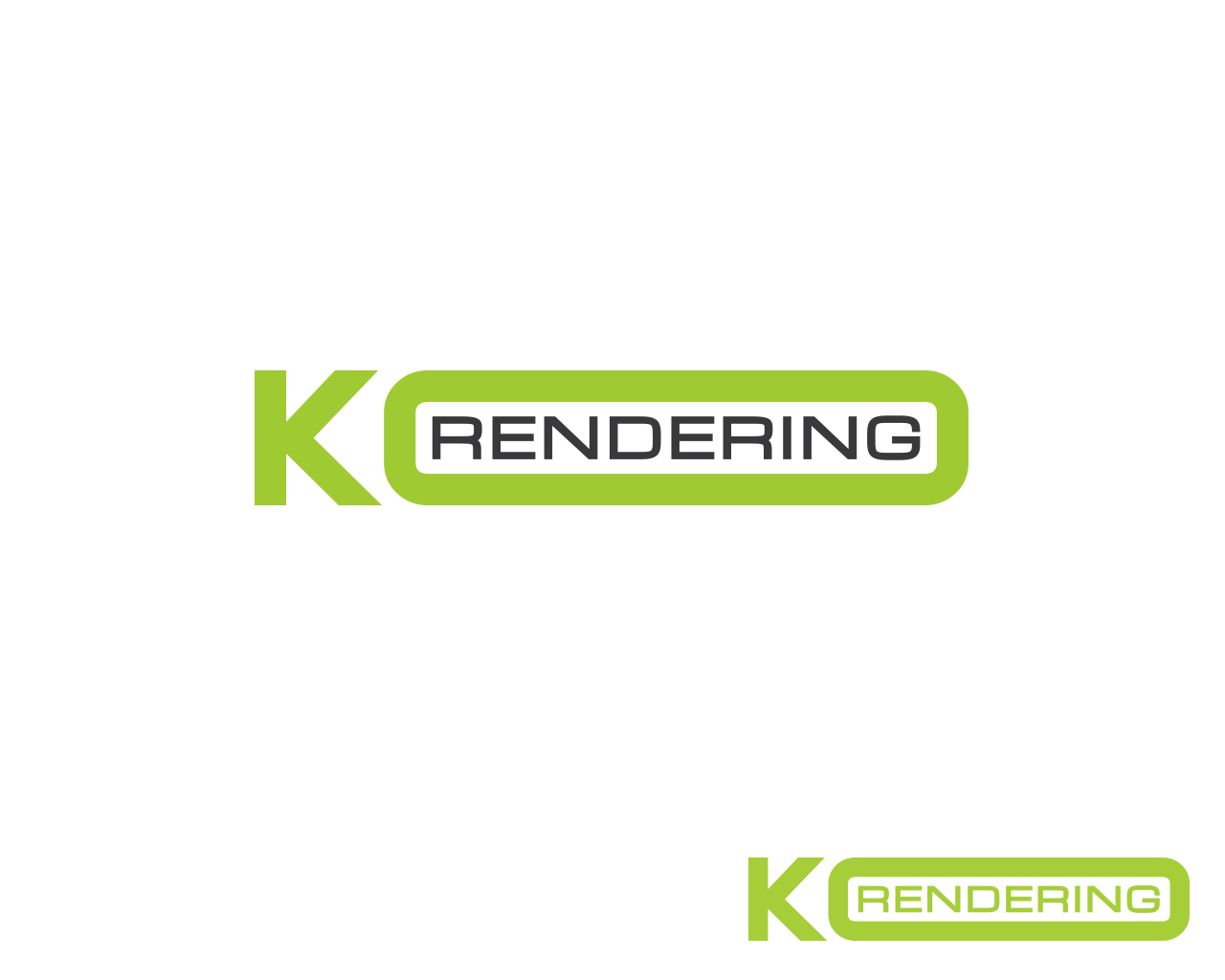 Modern, Masculine, Construction Logo Design for KO RENDERING by ...