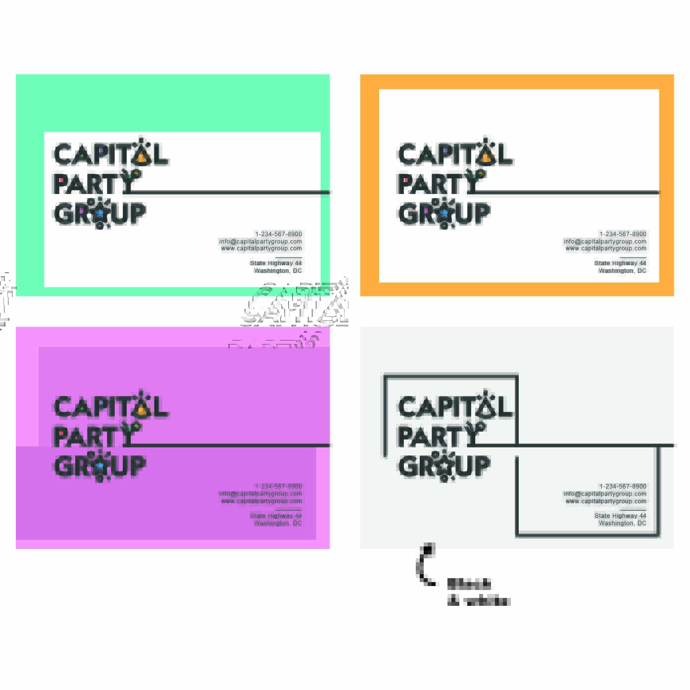 Elegant, Playful, Party Planning Logo Design for Capital Party Group by ...