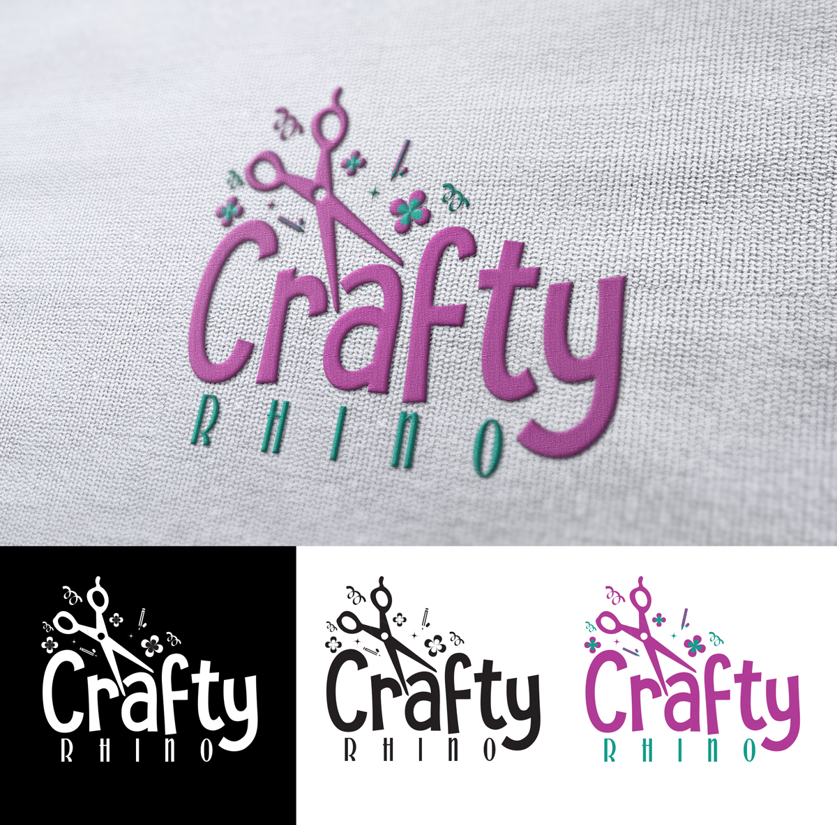 Playful, Personable, It Company Logo Design for Crafty Rhino by ...