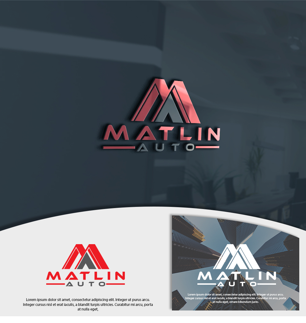 Bold, Serious, Automotive Logo Design for Matlin Auto by InkForge ...