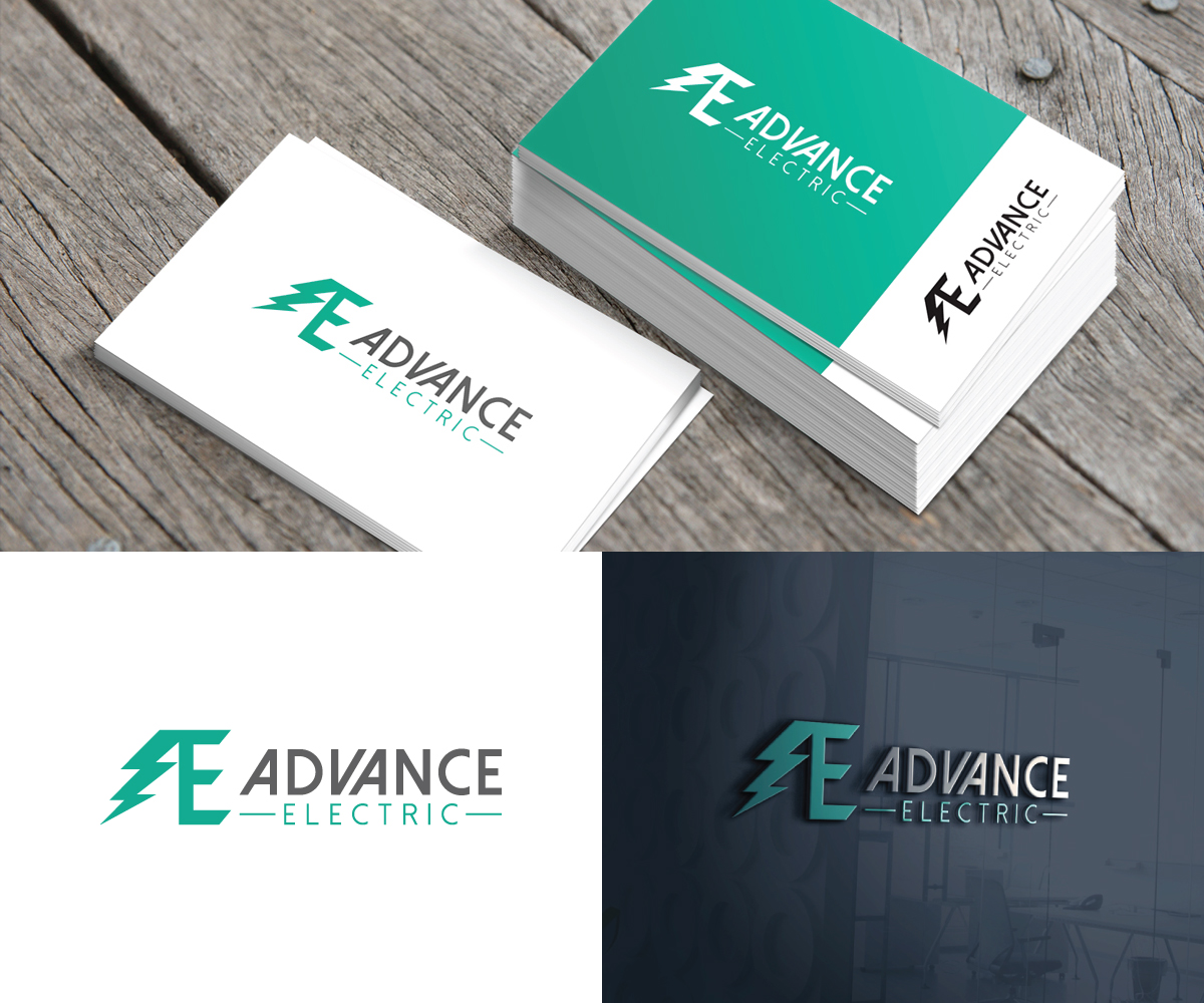 Playful, Modern, Electric Company Logo Design for Advance electric by ...
