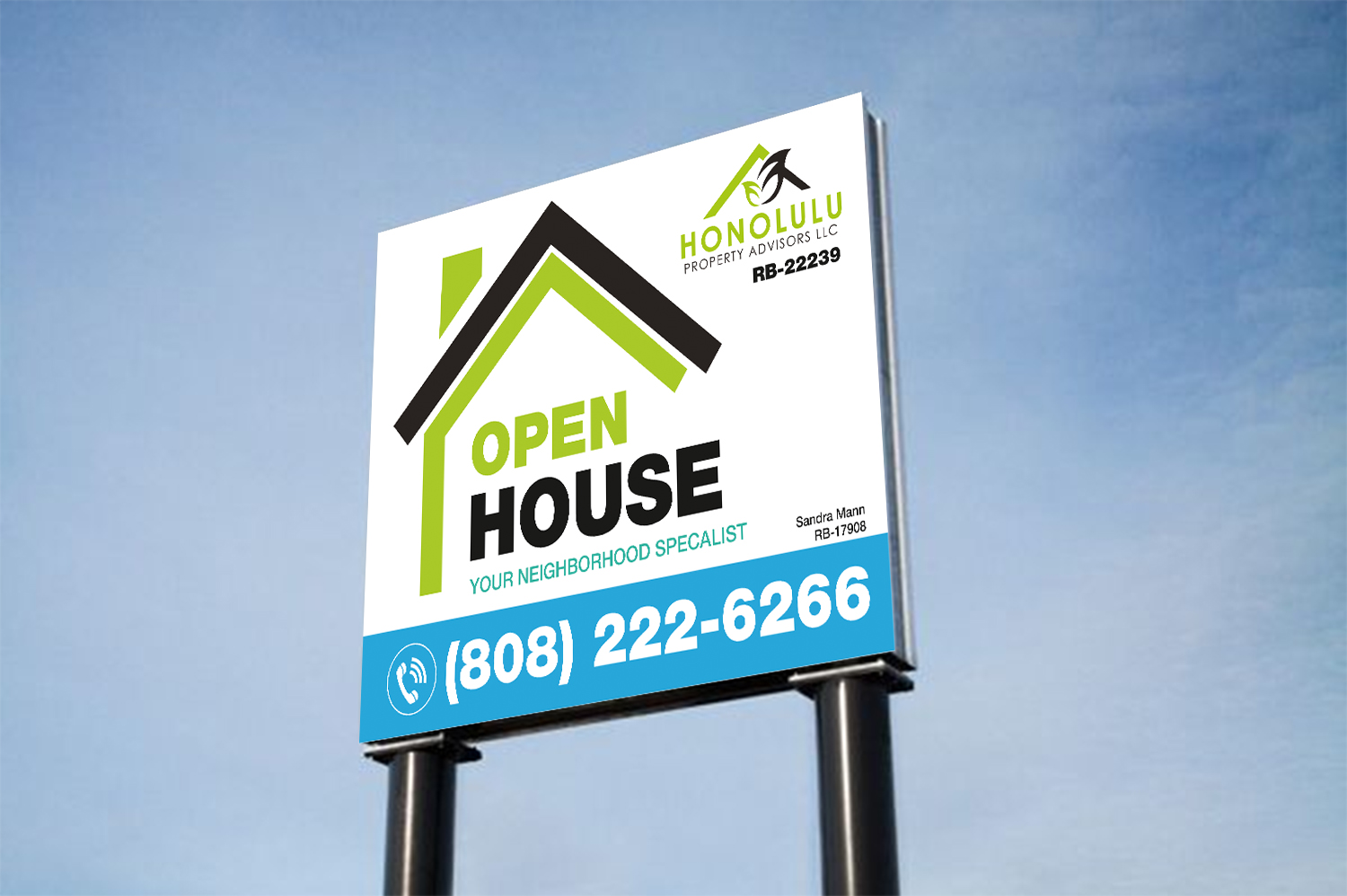 Serious, Professional, Real Estate Signage Design for Honolulu Property ...