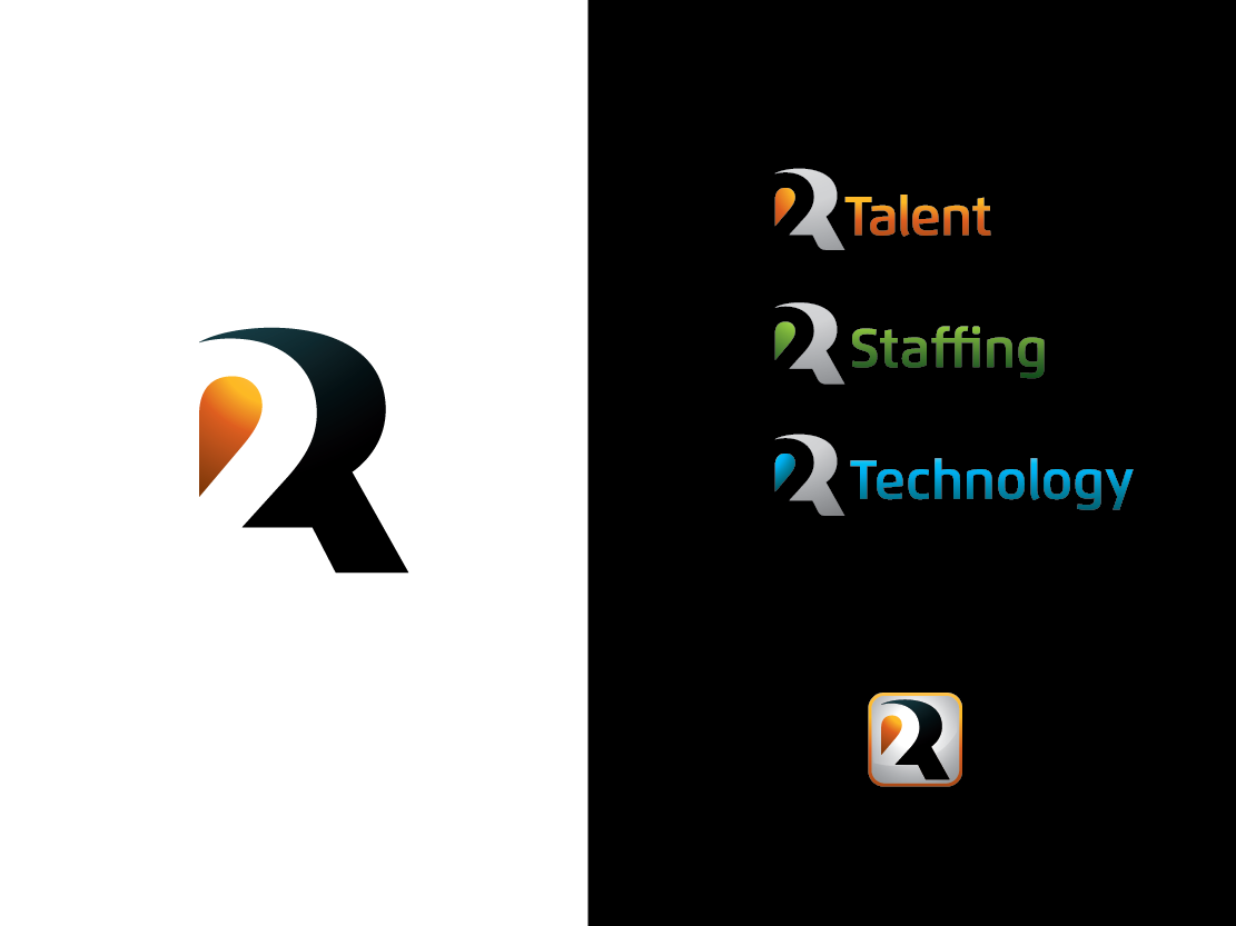 Modern, Bold, Industry Logo Design for R2 Talent by danhood | Design ...