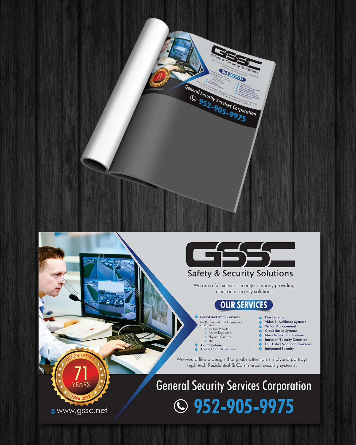 Modern, Bold, Security Advertisement Design for GSSC by ESolz ...