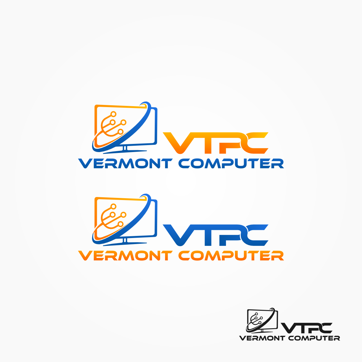 Serious, Professional, Computer Repair Logo Design for VTPC and/or ...