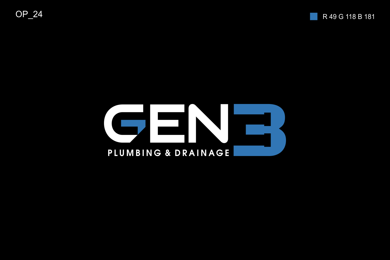 Masculine, Bold, Construction Logo Design for Gen3 Plumbing & Drainage ...