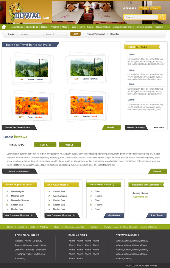 Serious, Professional Web Design for a Company by RapraDesign | Design ...