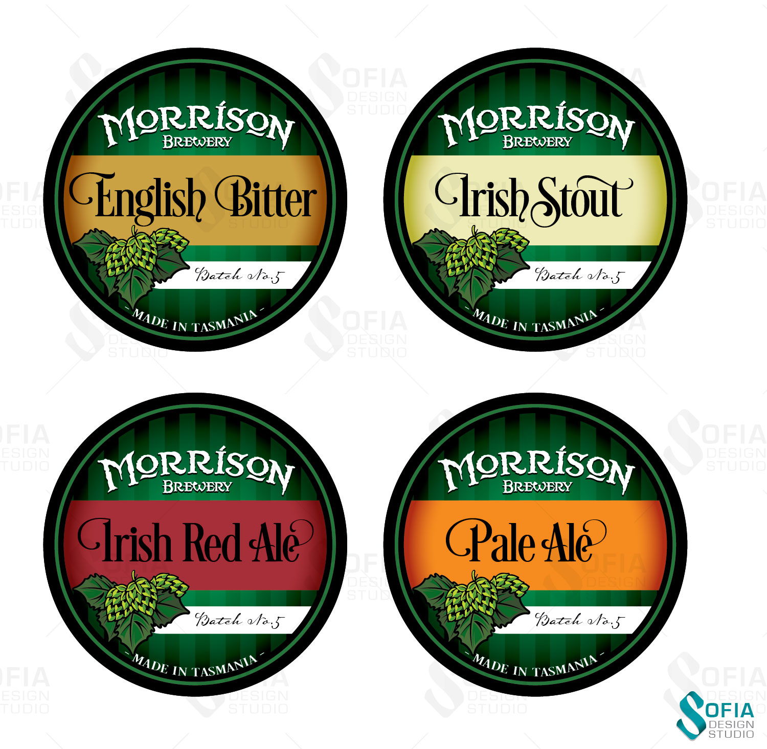 Bold, Traditional, Brewery Sticker Design for Morrison Brewery by ...