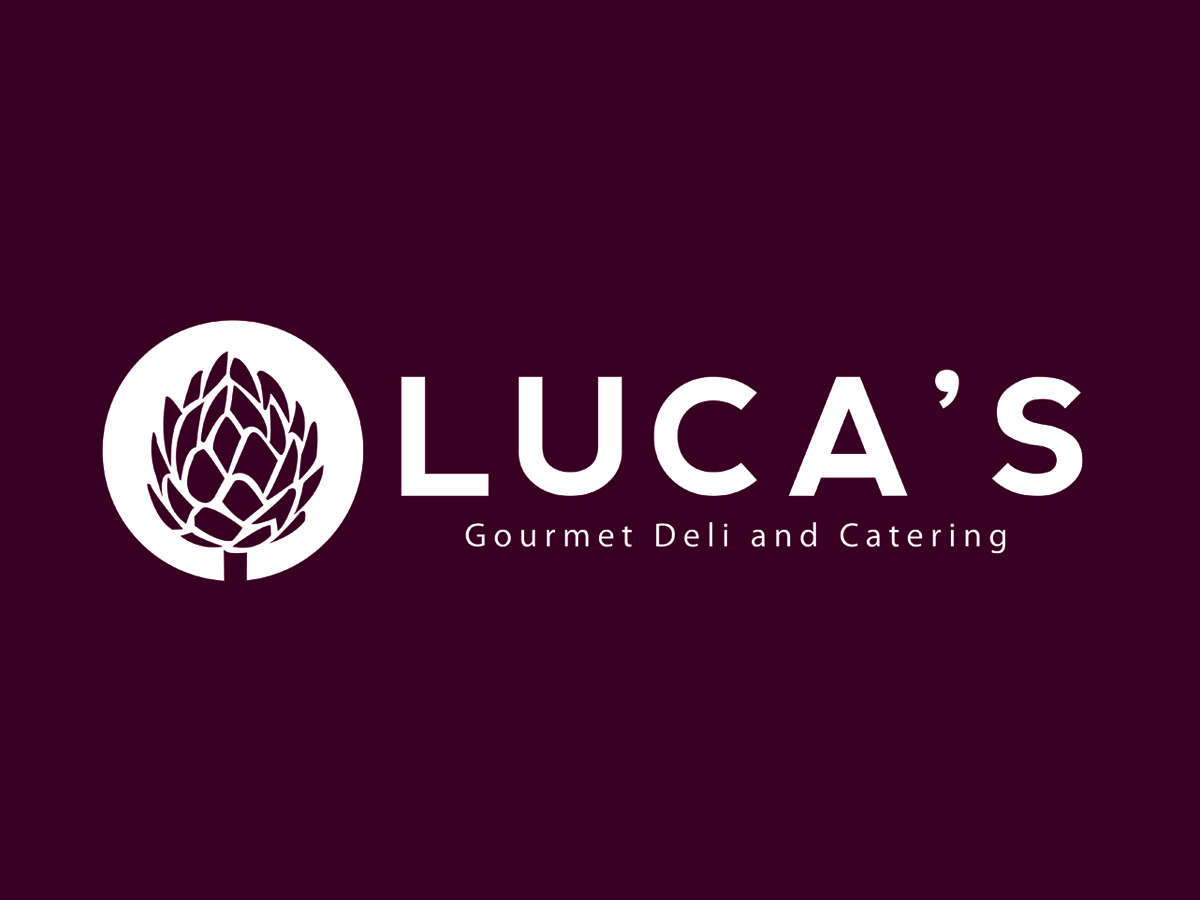 Masculine, Modern, Catering Logo Design for Luca's Gourmet Deli and ...