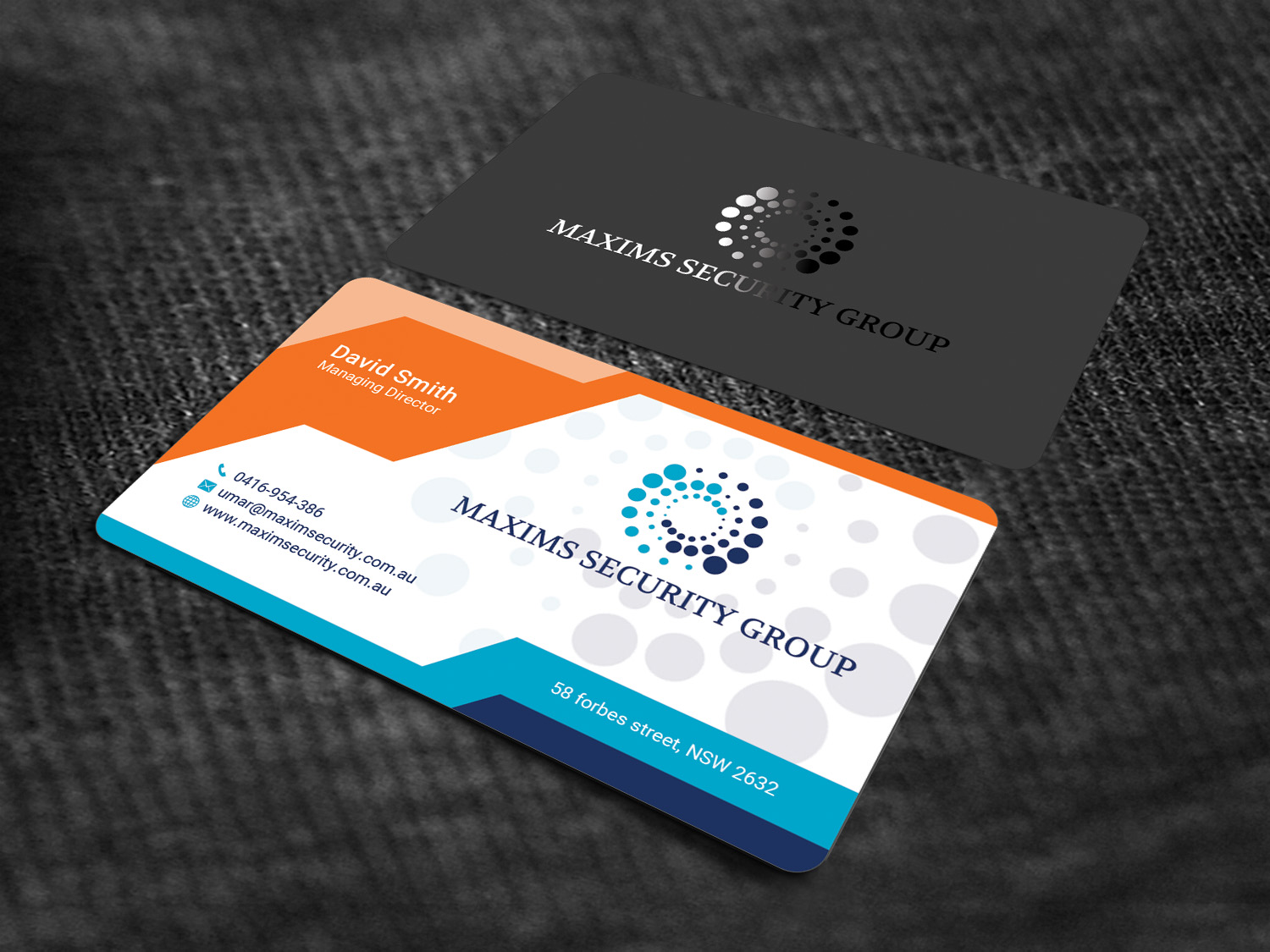 Professional, Elegant, Security Business Card Design for a Company by ...