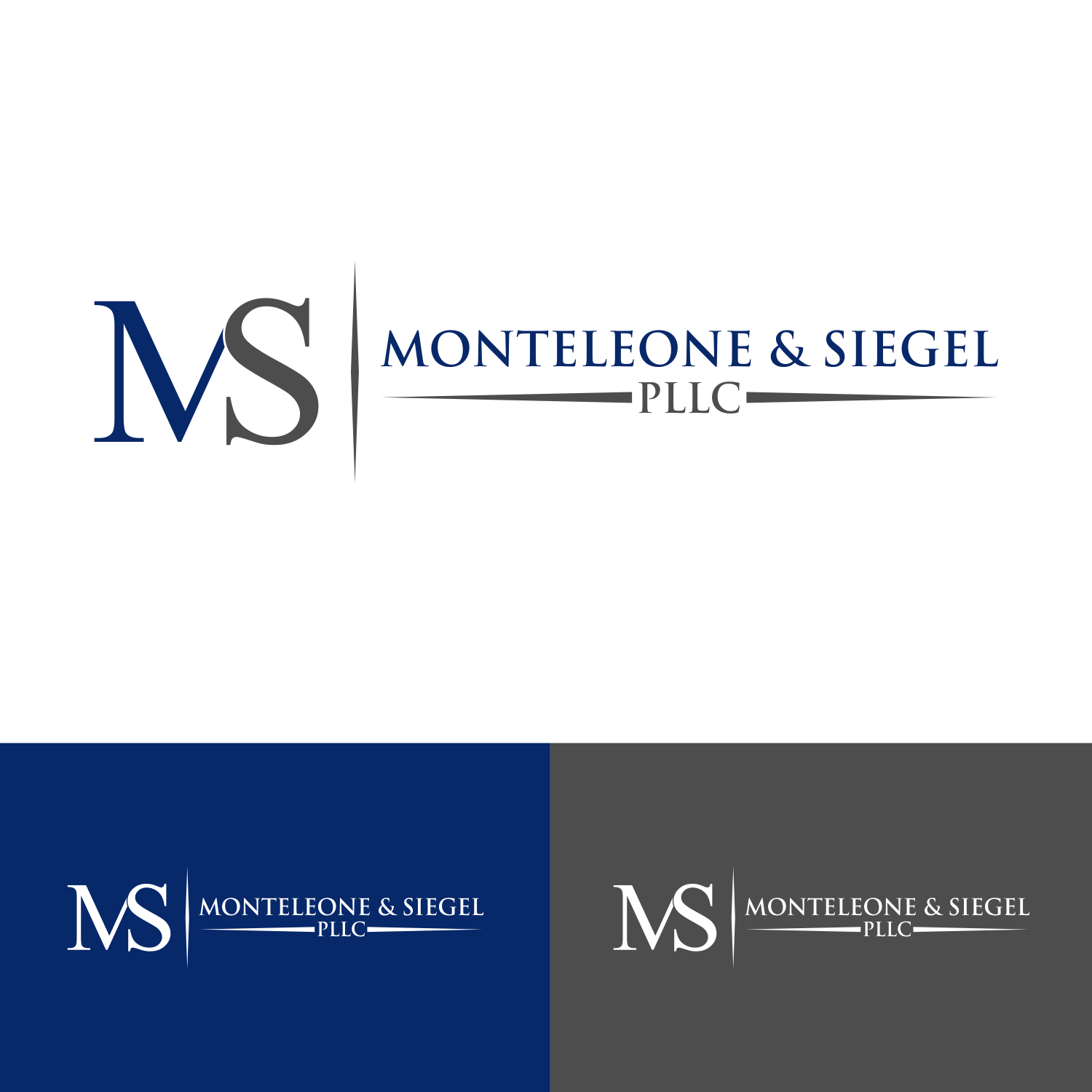 Elegant, Serious, Business Logo Design for Monteleone and Siegel, PLLC ...