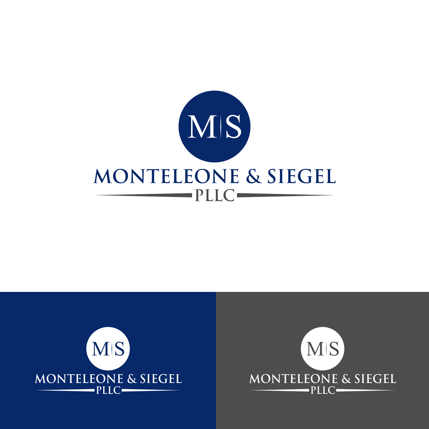 Elegant, Serious, Business Logo Design for Monteleone and Siegel, PLLC ...