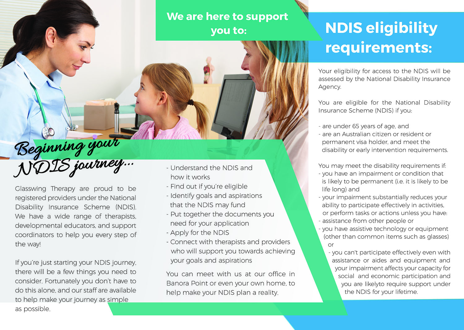 Modern, Upmarket, Health Service Brochure Design for Speak Volumes ...