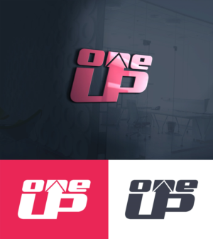 create a logo for 1Up Bank or OneUp Bank, the mobile banking for teens ...