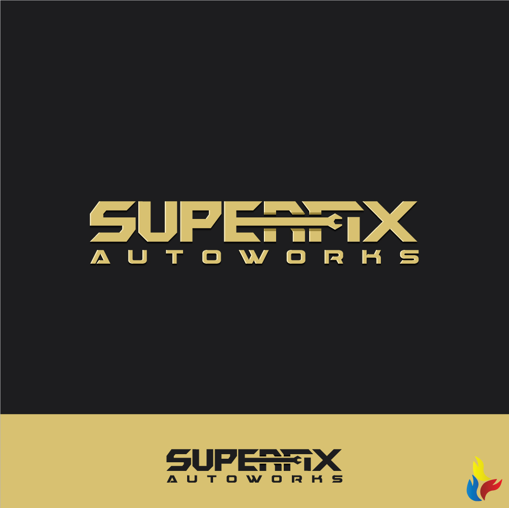 Masculine, Bold, Car Repair Logo Design for Superfix Autoworks by ...