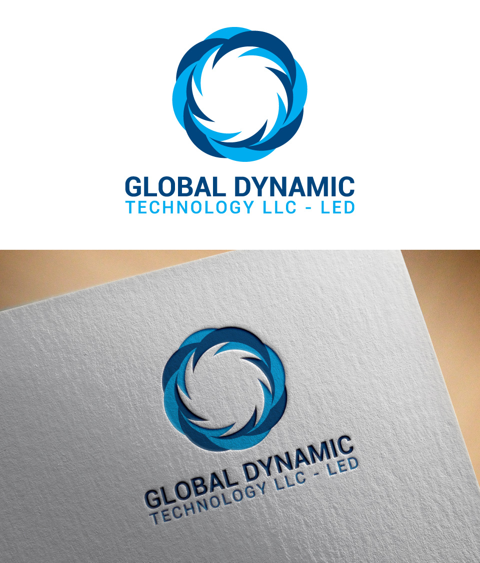Bold, Masculine, Industry Logo Design for Global Dynamic Technology LLC ...