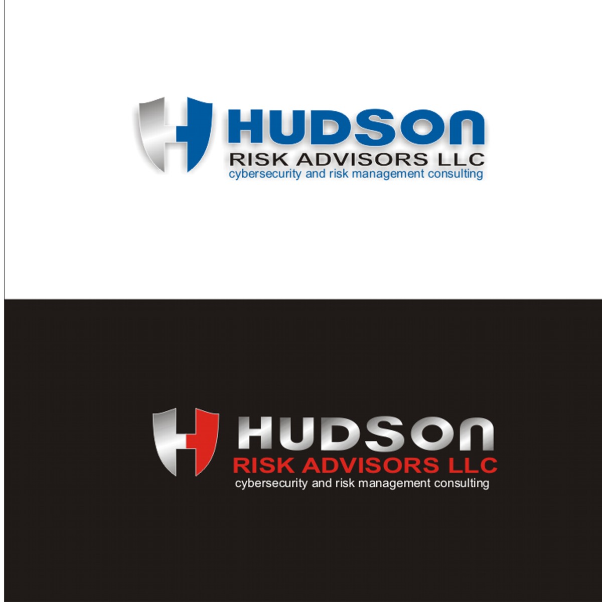 Serious, Modern, It Company Logo Design for Hudson Risk Advisors, LLC ...