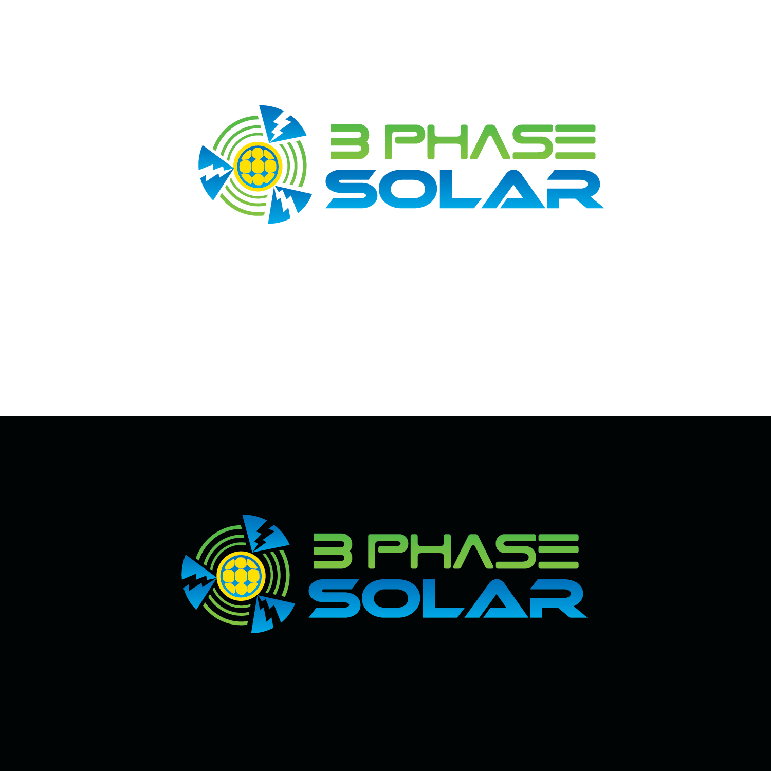 Bold, Serious, Solar Energy Logo Design for 3 Phase Solar by ...