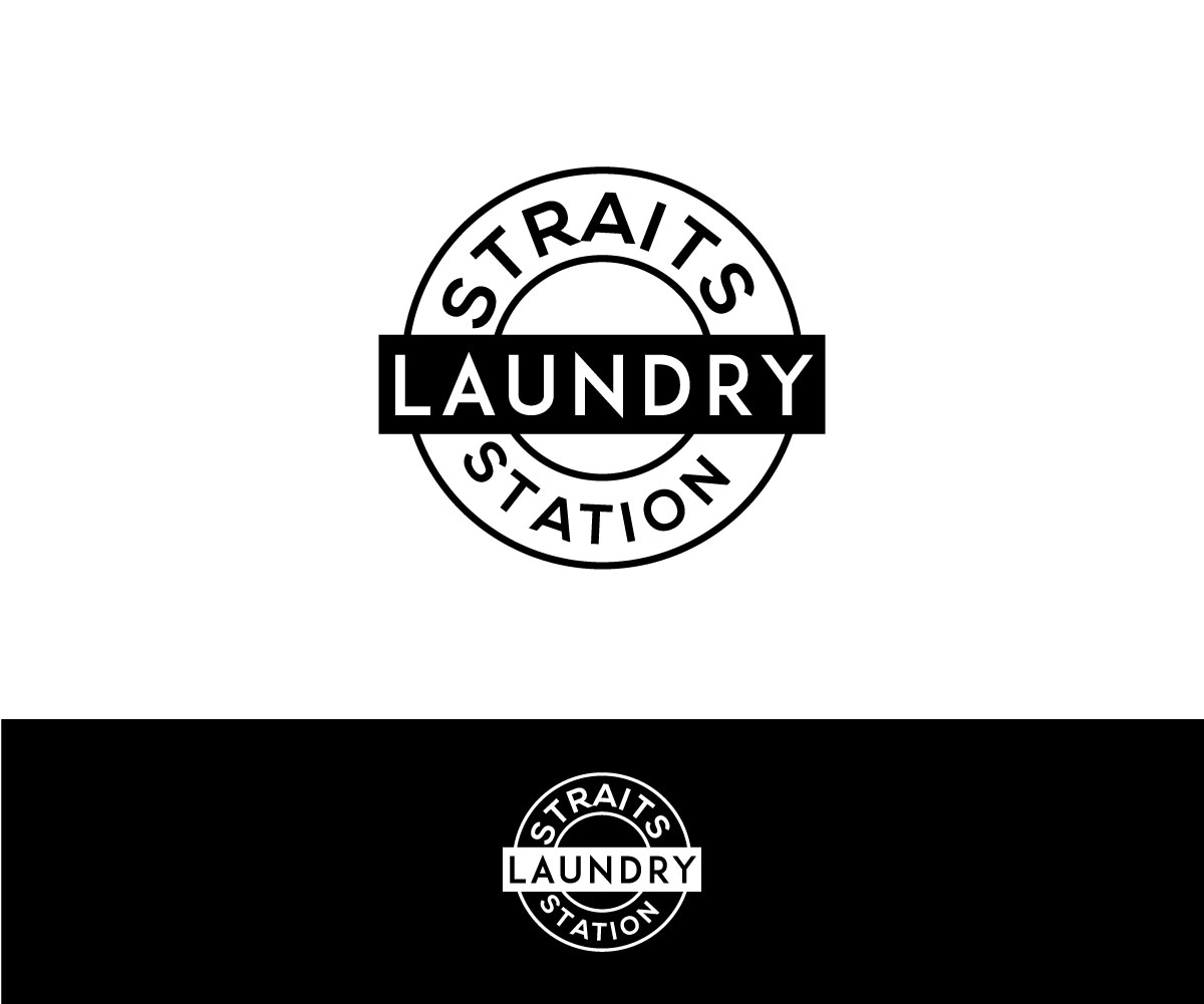 Bold, Serious Logo Design for Straits Laundry Station by sonym | Design ...