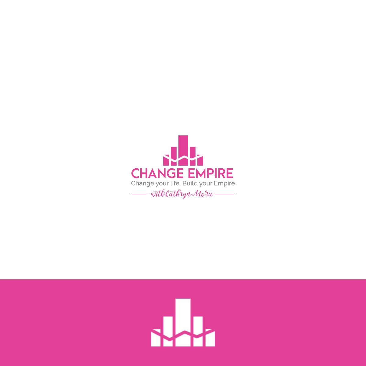 Feminine, Upmarket, Life Coaching Logo Design for Change Empire ...