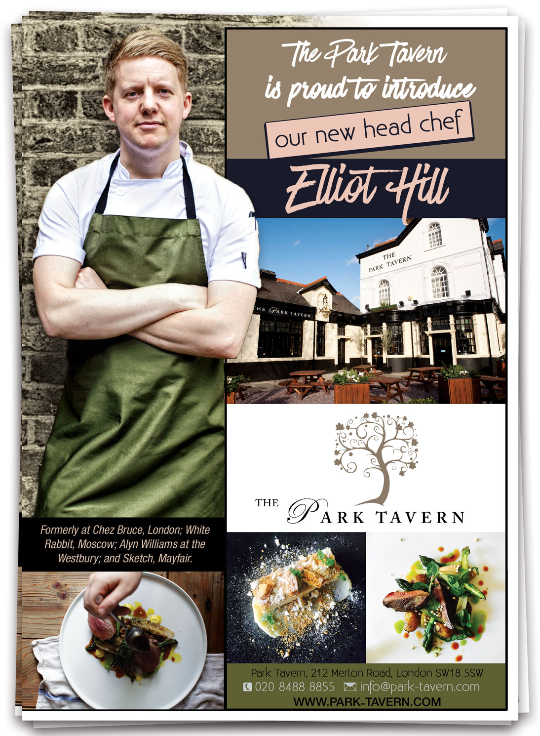 Upmarket, Elegant, Chef Flyer Design for a Company by UrbainFX | Design ...