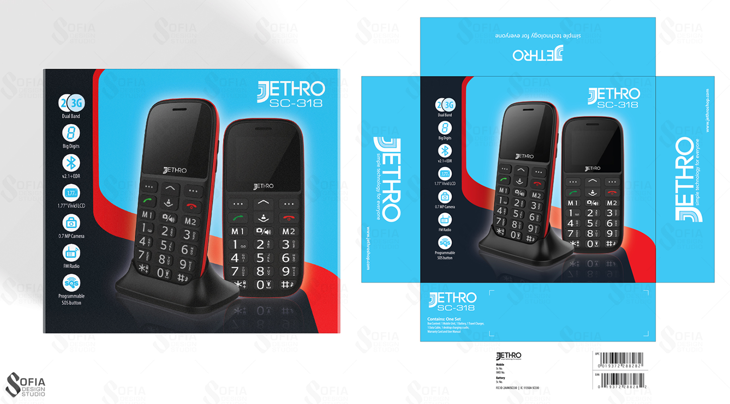 Upmarket, Elegant, Cell Phone Packaging Design for Jethro Senior ...
