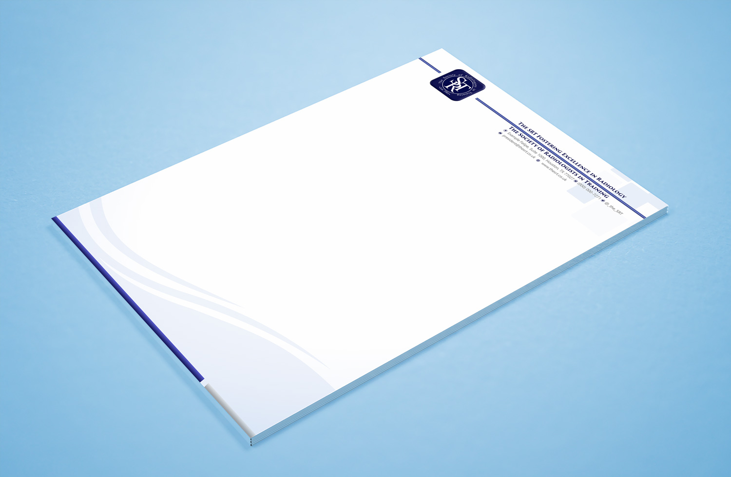 Training Letterhead Design for The Society of Radiologists in Training ...