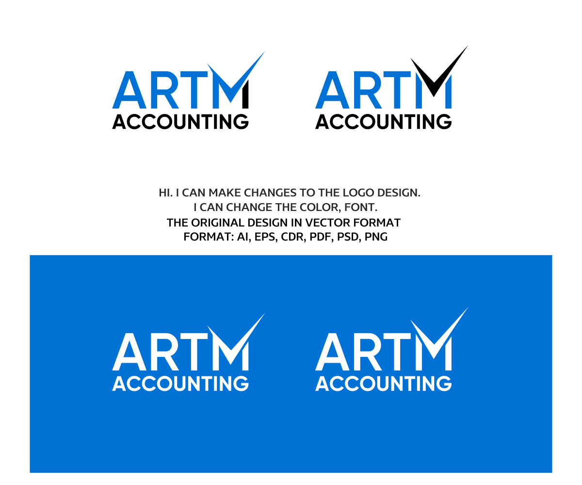 Modern, Bold, Accounting Logo Design for ARTM Accounting by artsterdam ...