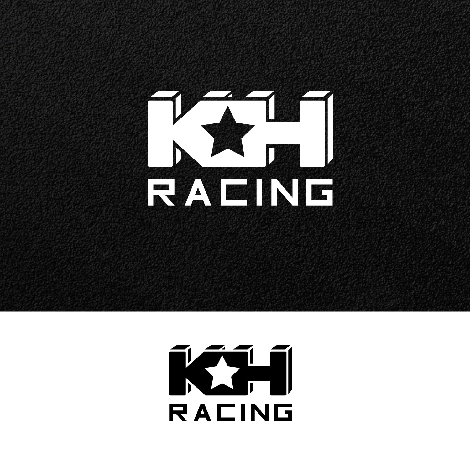 Bold, Modern, Racing Logo Design for KH Racing or KH Kart Racing by ...