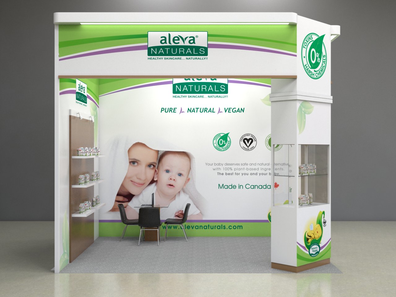 Elegant, Modern, Baby Care Trade Show Booth Design for a Company by ...