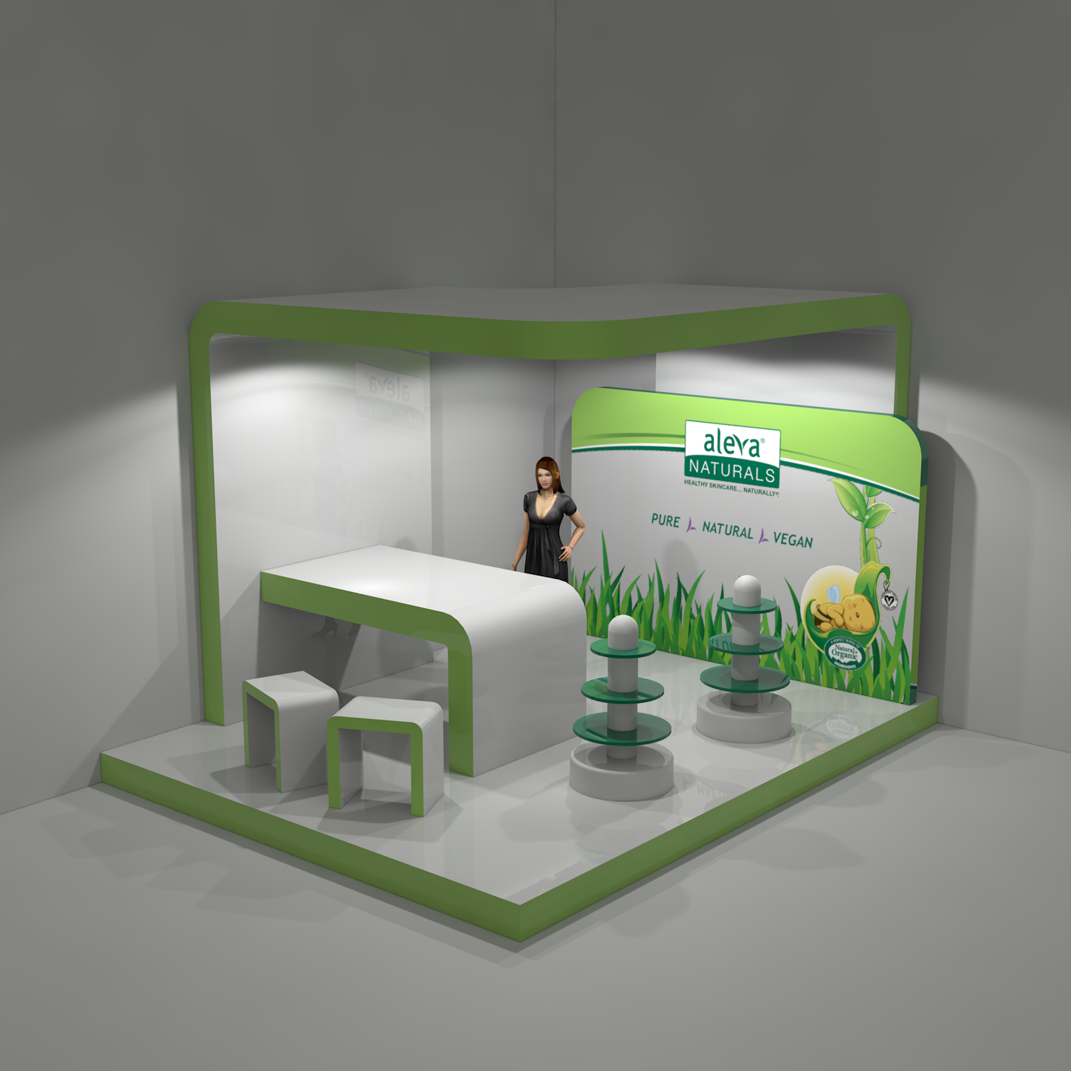 Elegant, Modern, Baby Care Trade Show Booth Design for a Company by ...