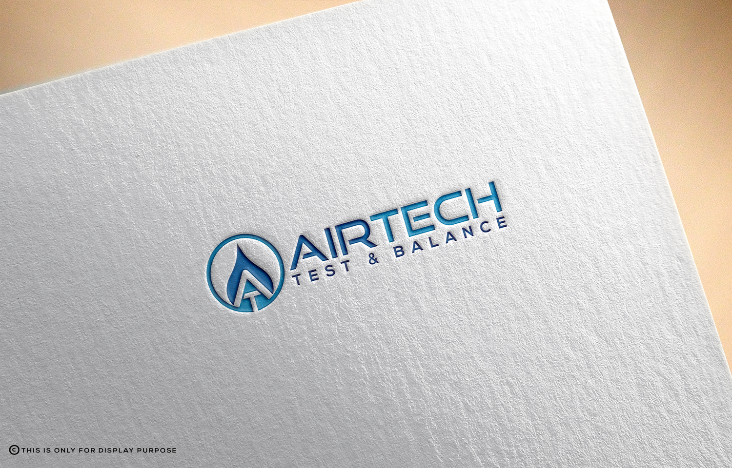 Masculine, Bold, Technical Service Logo Design for Air Tech Test ...