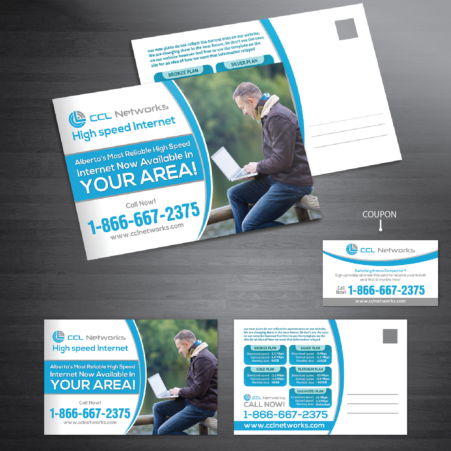 Modern, Personable, Internet Service Provider Flyer Design for CCL ...