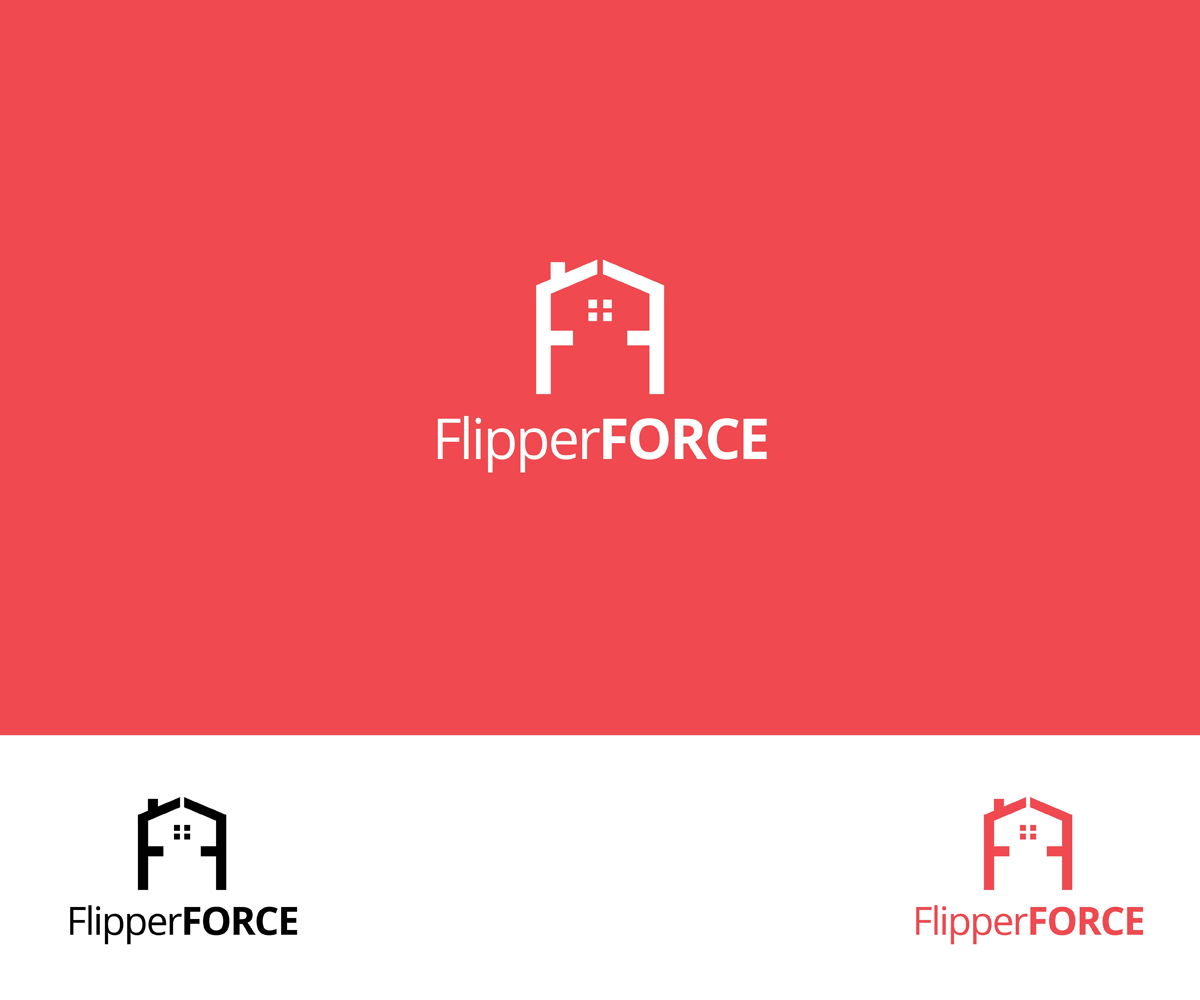 Modern, Bold, Real Estate Logo Design for FlipperForce by KabhTech Studio | Design #14948674