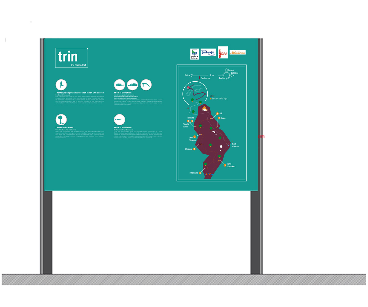 Playful, Modern, Tourism Signage Design for Verkehrsverein Trin by ...