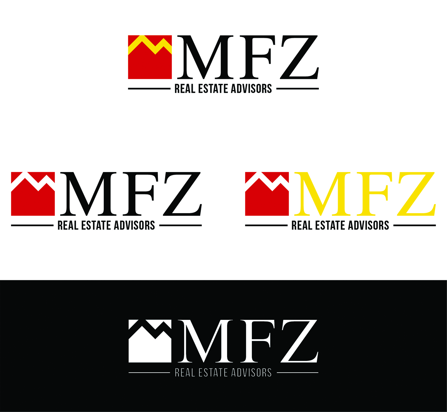 Elegant, Modern, Real Estate Logo Design for MFZ Advisors by Filo F ...