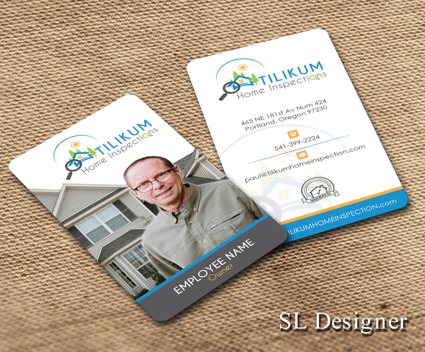 Upmarket, Bold, Home Inspection Business Card Design for Tilikum Home ...