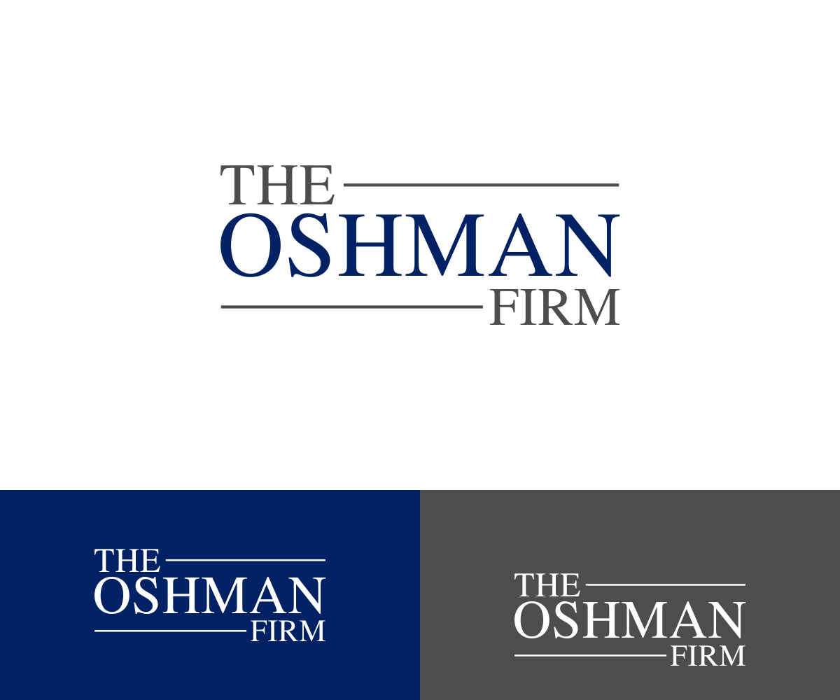 Professional, Masculine, Drug Logo Design for The Oshman Firm by Liyana ...