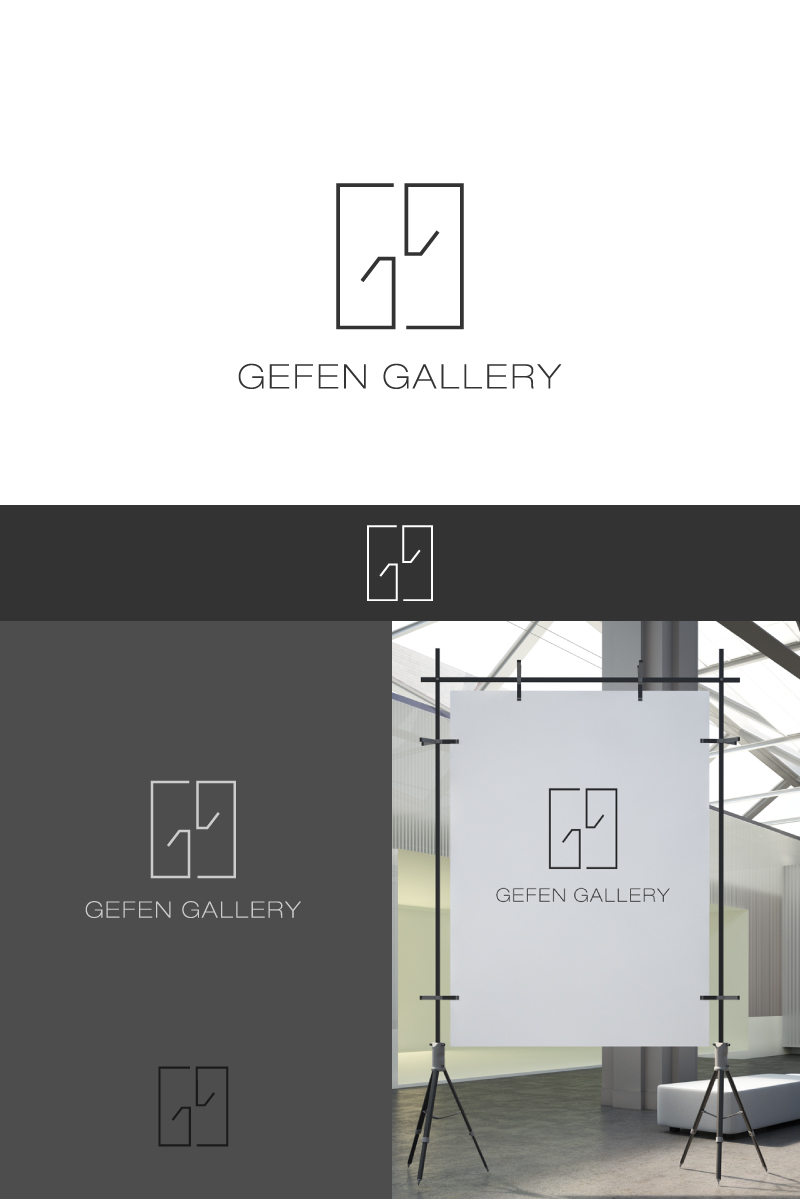 Modern, Upmarket, Art Gallery Logo Design for Gefen Gallery by ...