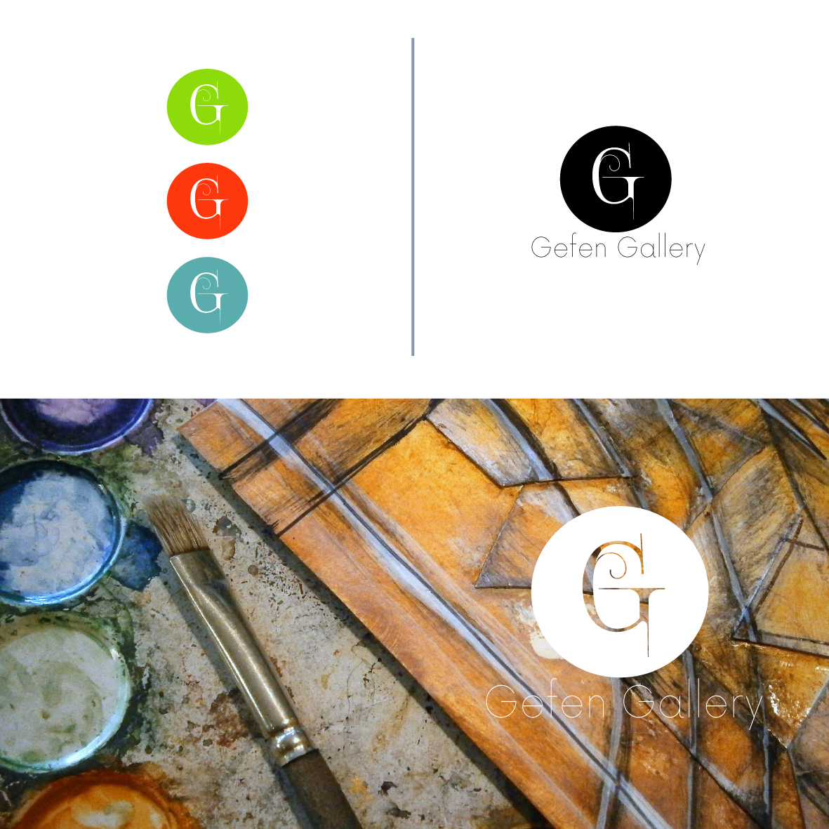 Modern, Upmarket, Art Gallery Logo Design for Gefen Gallery by Rydberg ...
