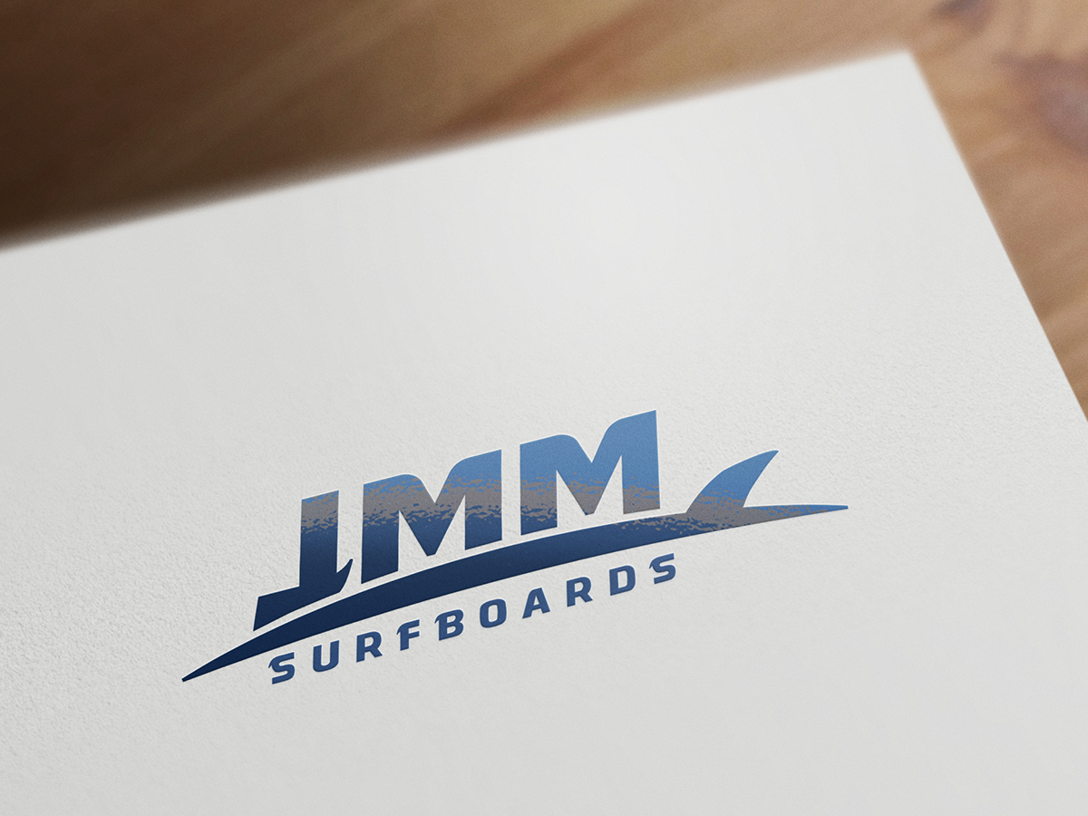 Masculine, Modern Logo Design for JMM Surfboards by AlisoyArt Studio ...
