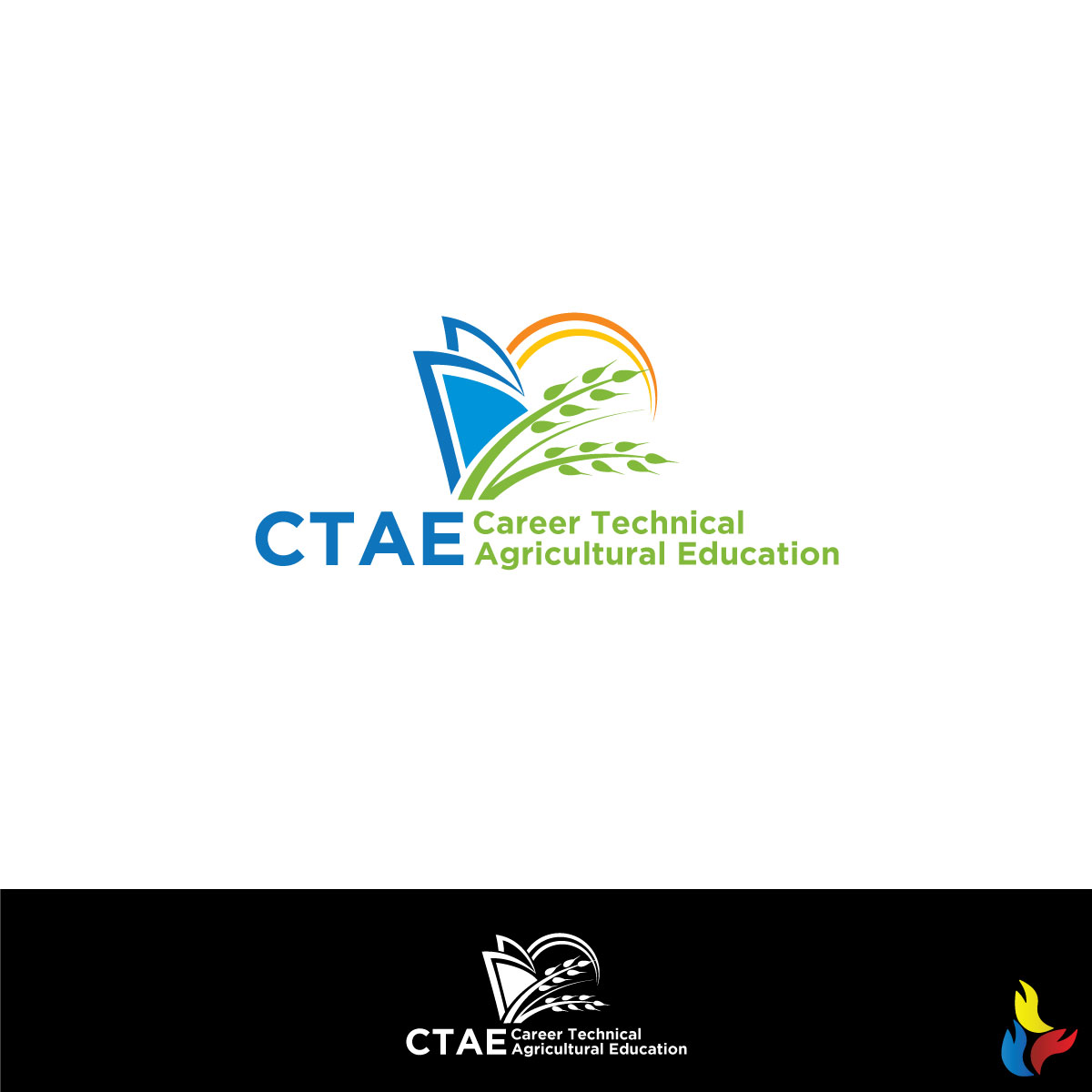 Education Logo Design for CTAE Career Technical Agricultural Education ...